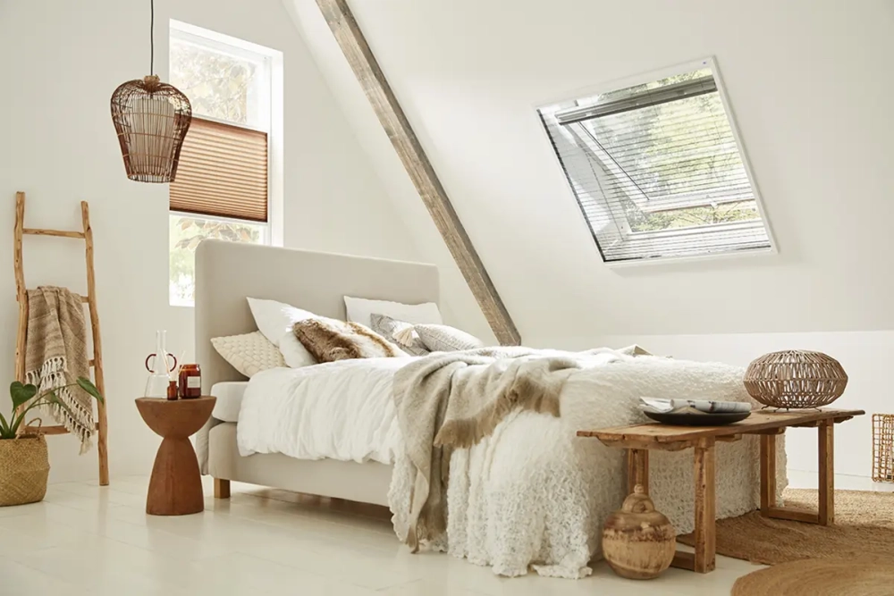 Fixed Window Screen Plissé | KeJe.co.uk